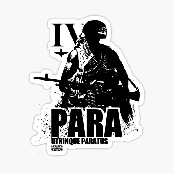 "4 Para - 4th Battalion Parachute Regiment" Sticker by StrongVlad ...