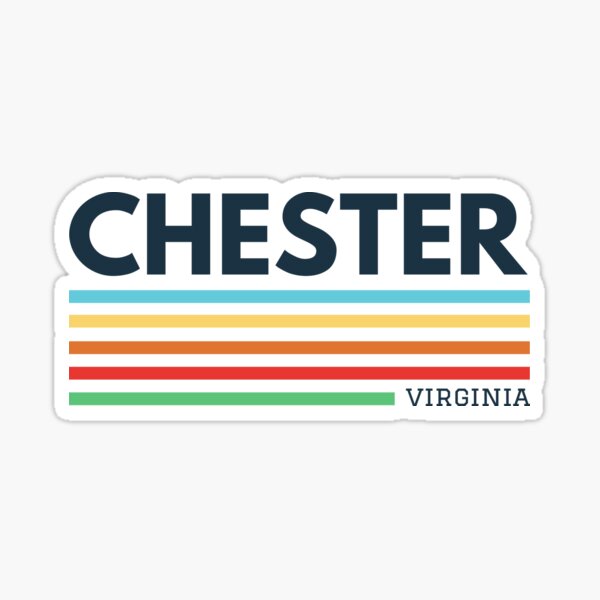 "Chester Virginia" Sticker for Sale by Taumaturgo | Redbubble