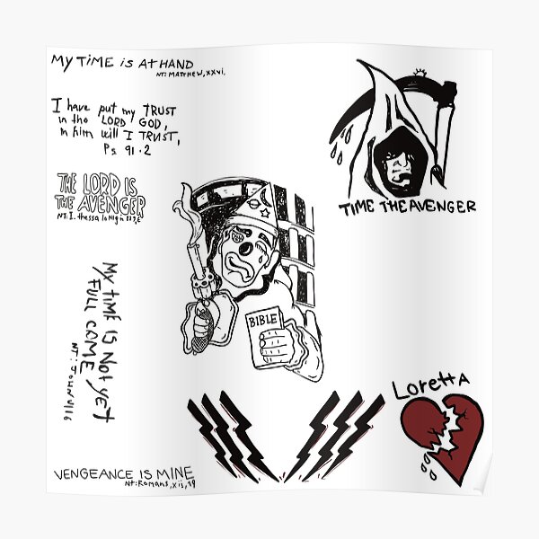 "Cape Fear Max Cady tattoos 1" Poster for Sale by Alessandraelena ...