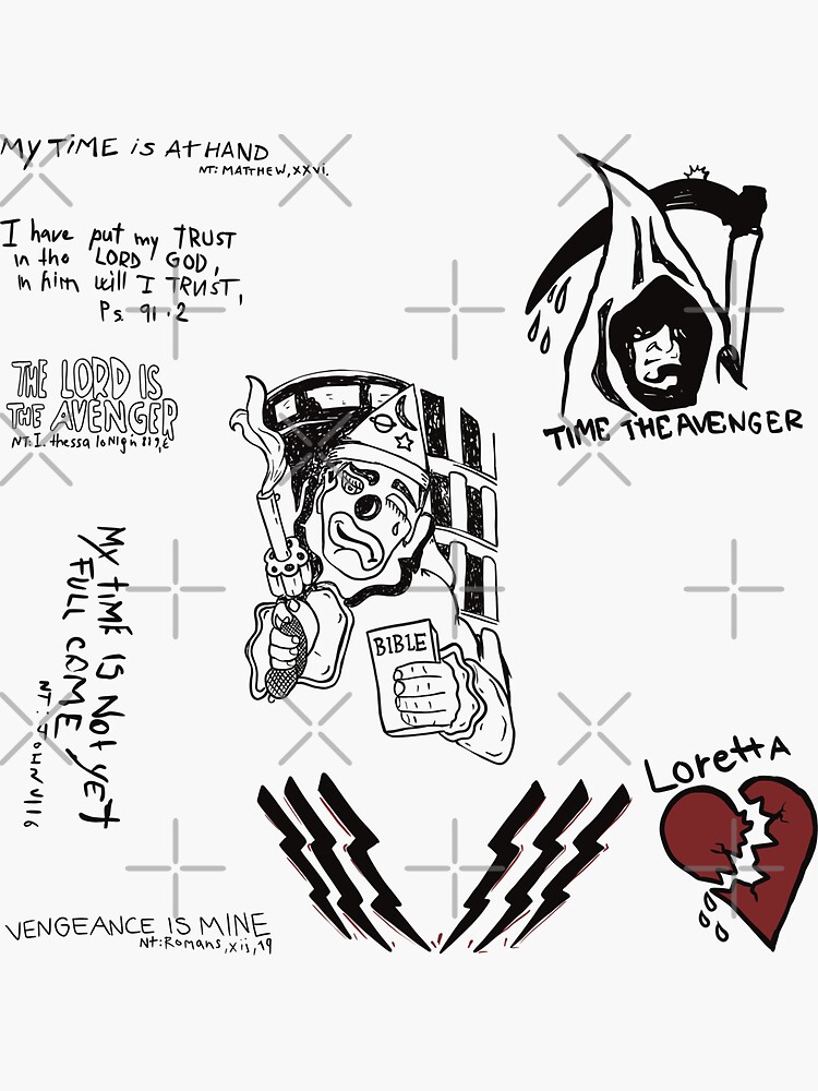 "Cape Fear Max Cady Tattoos 1" Sticker von Alessandraelena | Redbubble