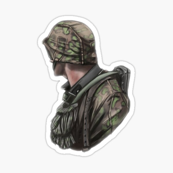 "World War II Soldier" Sticker for Sale by charlesdal | Redbubble