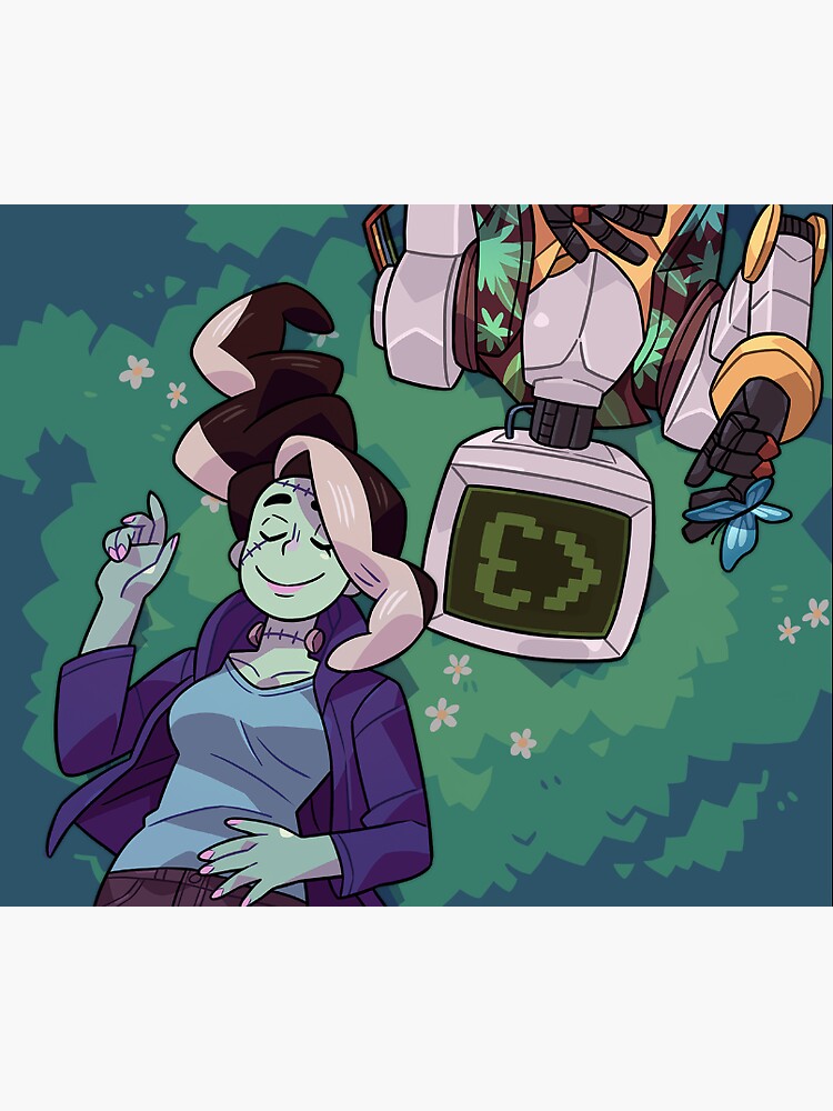 "Vicky and Calculester Ending Monster Camp" Sticker by dontdoellisd ...