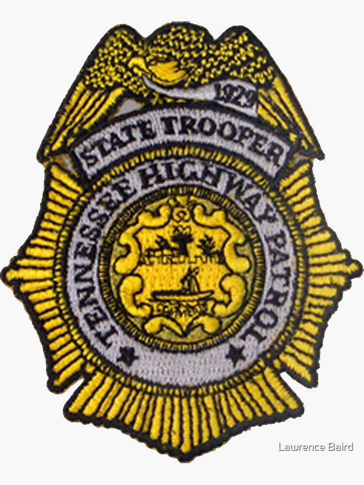 "Tennessee Highway Patrol" Sticker for Sale by lawrencebaird | Redbubble