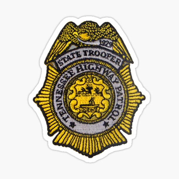 "Tennessee Highway Patrol" Sticker for Sale by lawrencebaird | Redbubble
