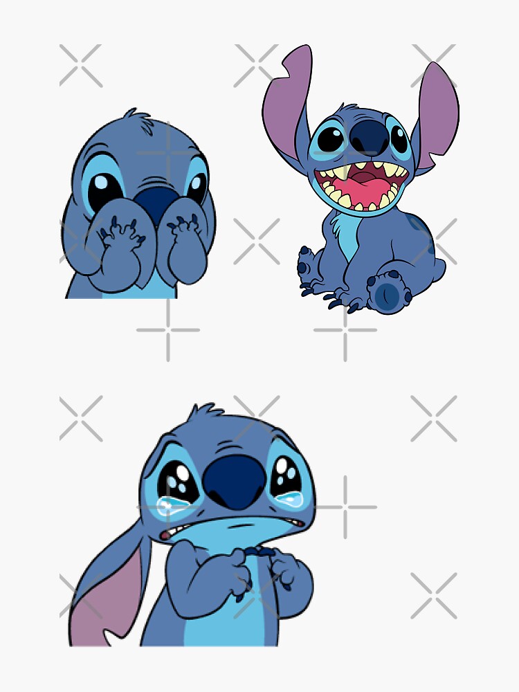 "Stitch Sticker Pack" Sticker for Sale by audraa | Redbubble