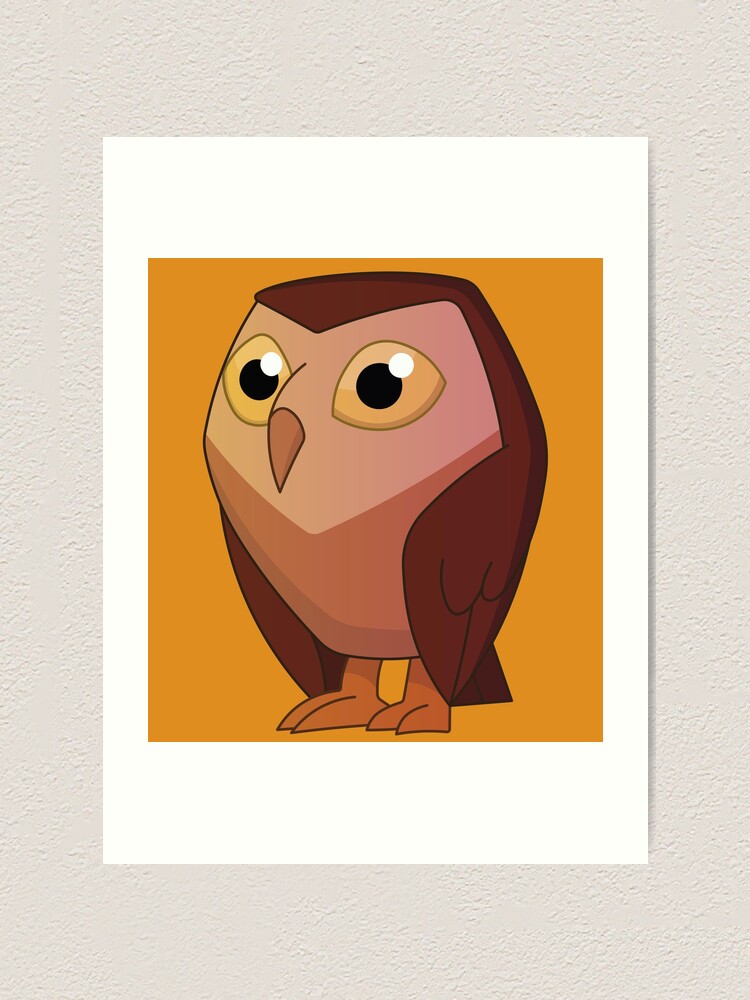 "Owlbert The owl house" Art Print by artnchfck | Redbubble