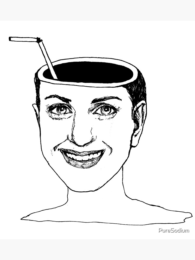 "Empty Head" Poster for Sale by PureSodium | Redbubble