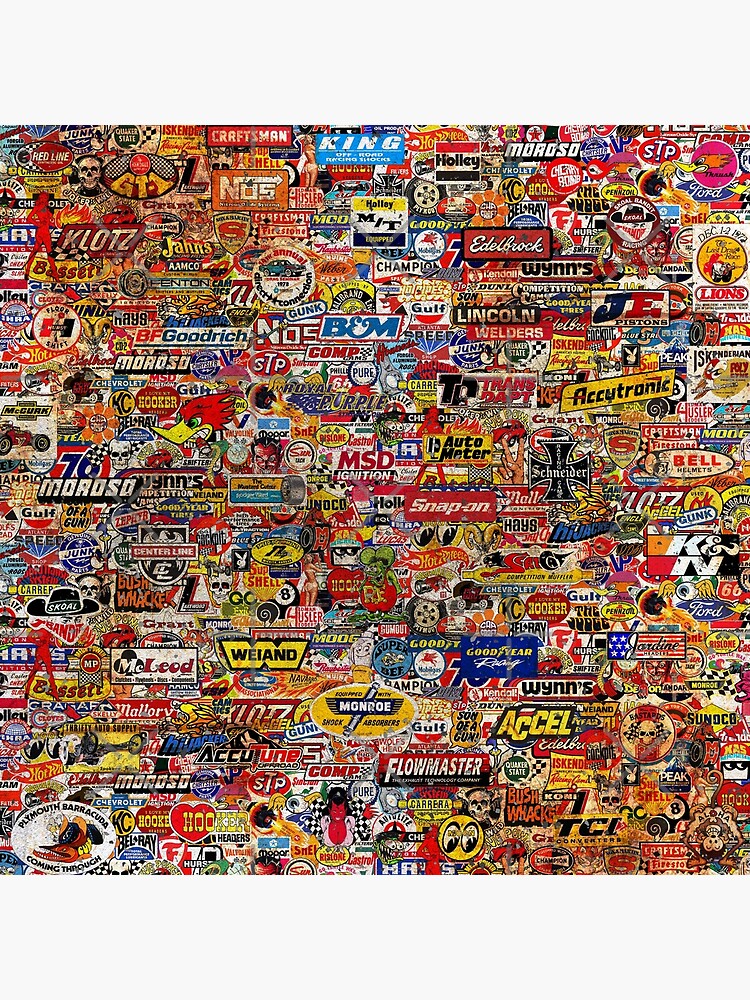 "Racing Decal Collage 2020" Poster by AstroZombie6669 | Redbubble