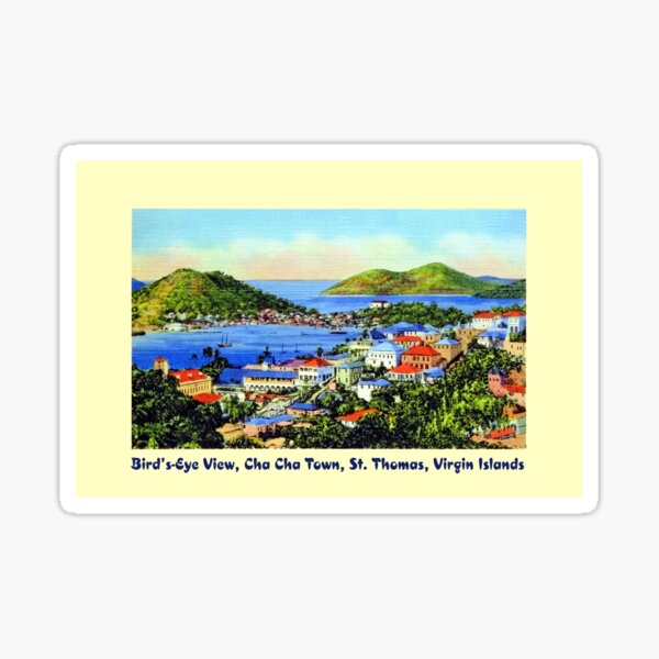 "Vintage St. Thomas Virgin Islands" Sticker for Sale by aapshop | Redbubble