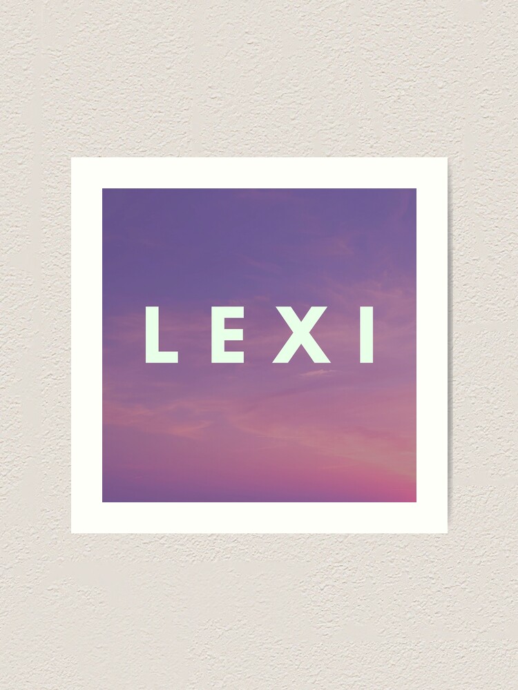 "lexi hensler" Art Print for Sale by Graphixy | Redbubble
