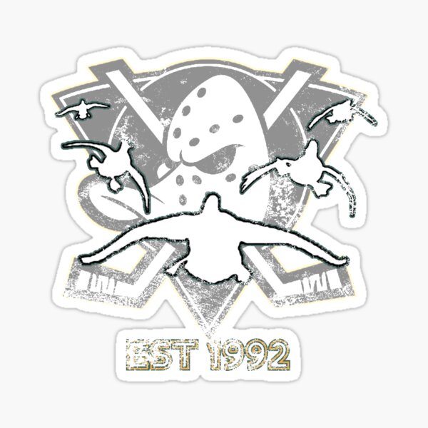 "Mighty Ducks - Flying V" Sticker for Sale by waywayback | Redbubble