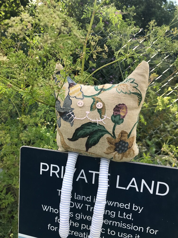 "Violet textile creature #4 " Sticker for Sale by Sybil-textiles ...