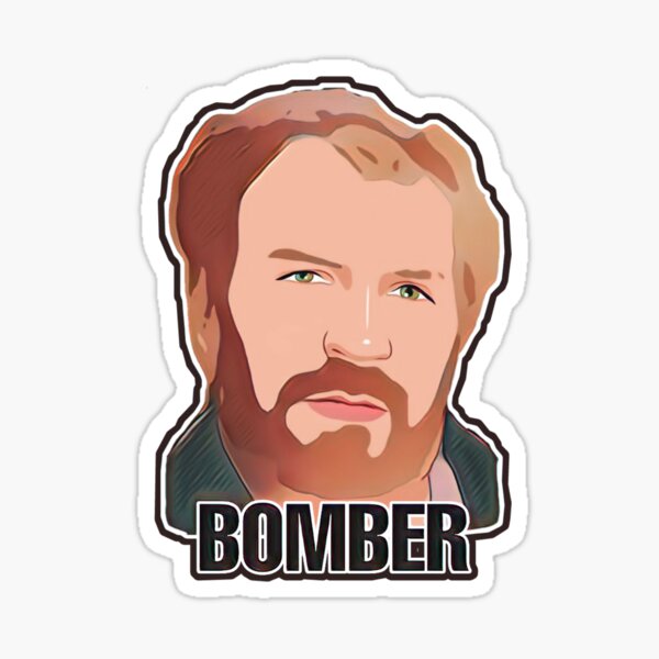 "Bomber " Sticker for Sale by RGPdesigns | Redbubble