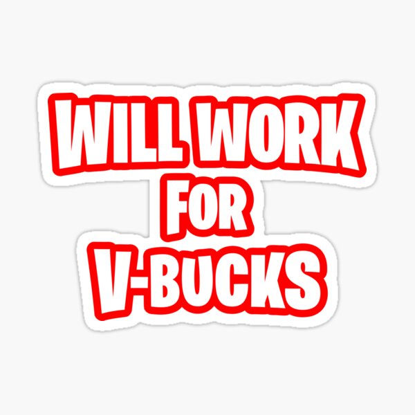V Bucks Stickers | Redbubble