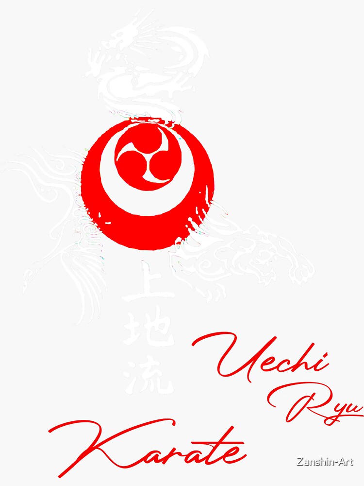 "Uechi Ryu Karate Elements" Sticker for Sale by Zanshin-Art | Redbubble