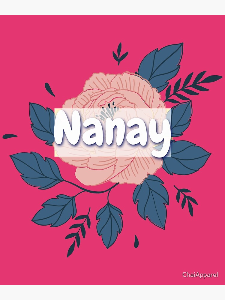"Nanay Tagalog for Mother" Poster by ChaiApparel | Redbubble