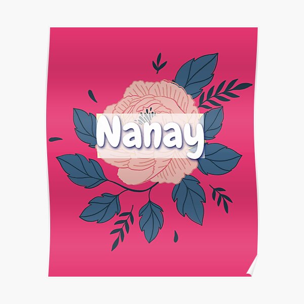 "Nanay Tagalog for Mother" Poster by ChaiApparel | Redbubble
