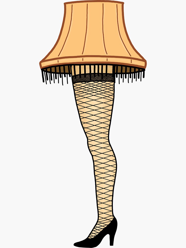 "A Christmas Story Lamp" Sticker for Sale by Avasto | Redbubble