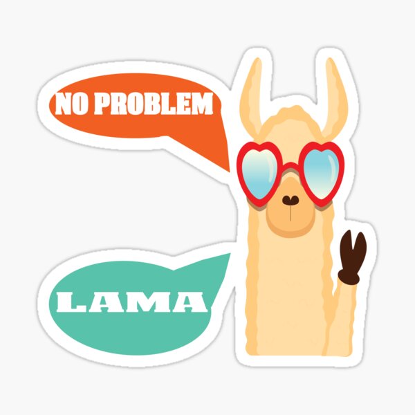 No Problama Stickers | Redbubble