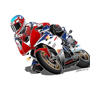 "Fireblade" Poster for Sale by digisketch | Redbubble