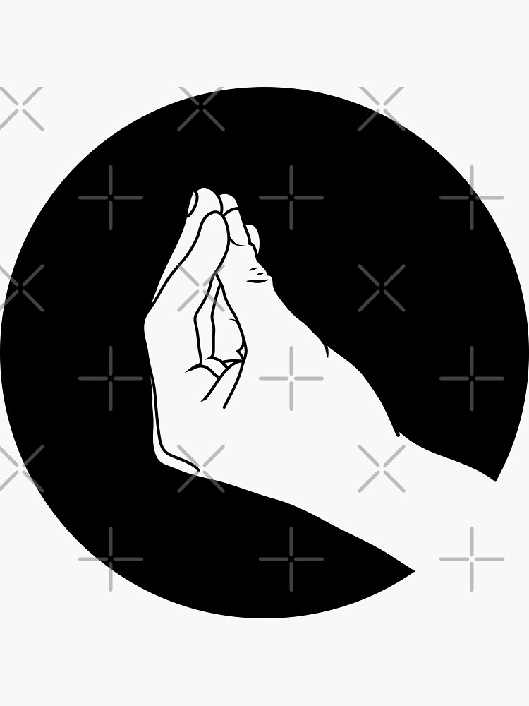 "Greek Hand Gesture" Sticker by LuludiLemoni | Redbubble