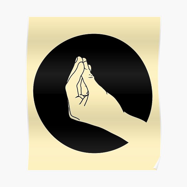 "Greek Hand Gesture" Poster for Sale by LuludiLemoni | Redbubble