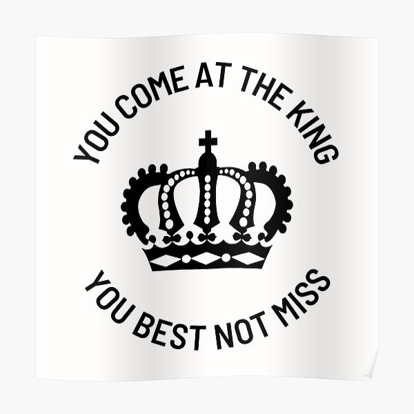 "Respect The King - Black" Poster for Sale by Axley | Redbubble