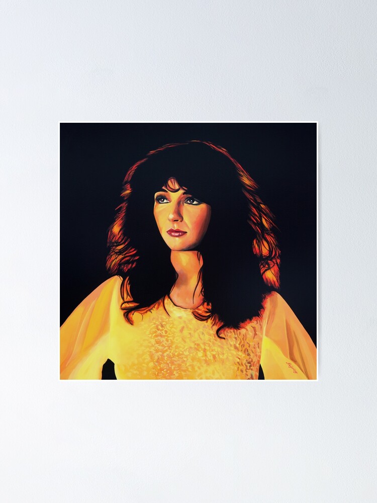 "Kate Bush Painting" Poster by PaulMeijering | Redbubble