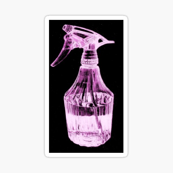 "Purple Spray Bottle" Sticker by RosalindB | Redbubble