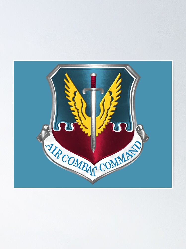 "Air Force Air Combat Command “ACC” Custom Patch" Poster for Sale by ...