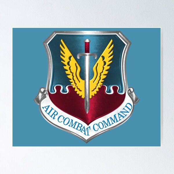 "Air Force Air Combat Command “ACC” Custom Patch" Poster for Sale by ...