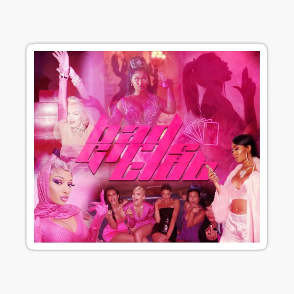 "Bad Girls Club" Sticker for Sale by Jmakesart | Redbubble