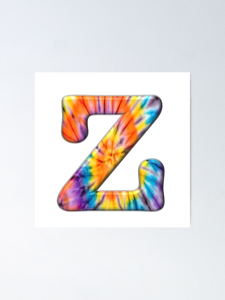 " Hippie Letters Tie Dye Letters" Poster for Sale by loveoceanair ...