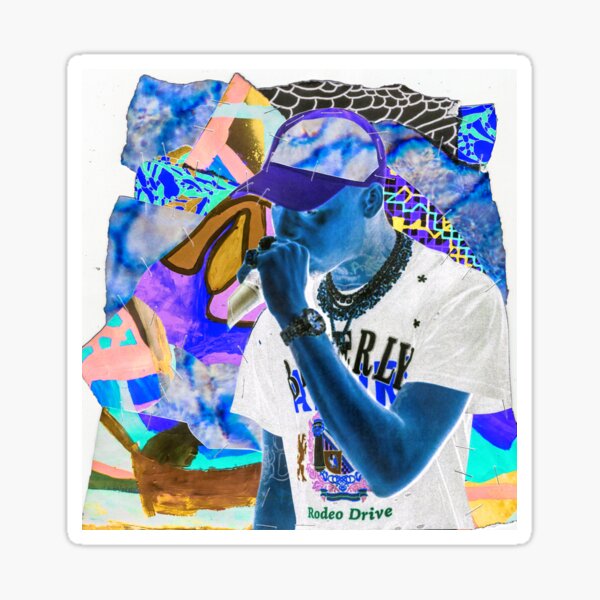 "Key Glock Collage Inverted" Sticker for Sale by Everettkohinke | Redbubble