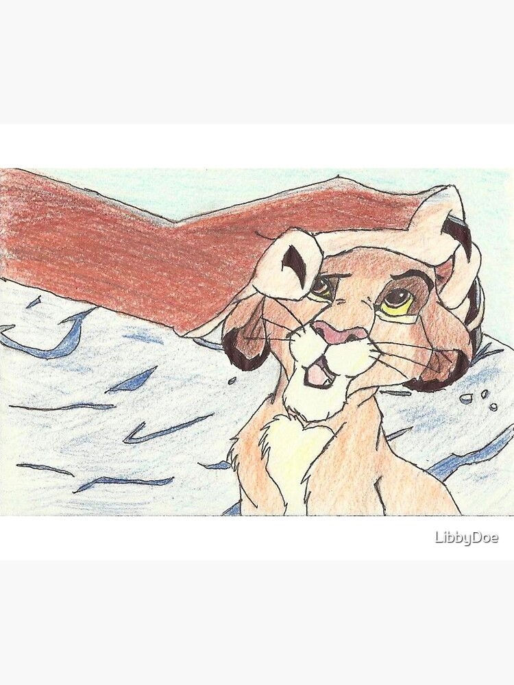 Disneys The Lion King Fanart Scar And Simba Only Nephew Poster By Libbydoe Redbubble