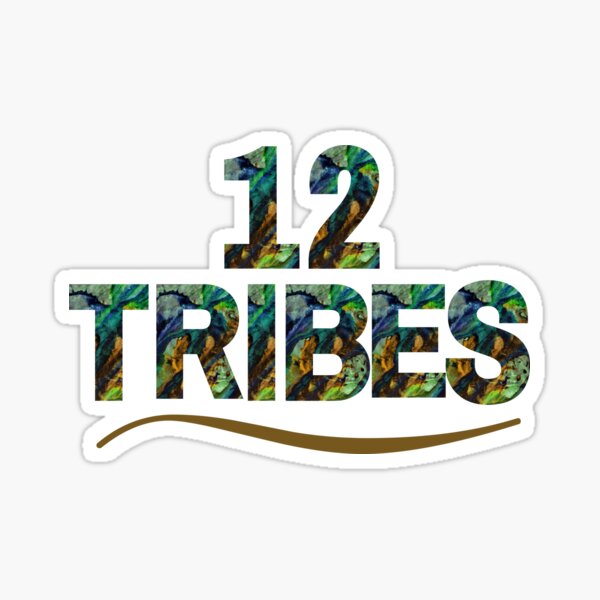 "12 Tribes of the Children of Israel (green)" Sticker for Sale by ...