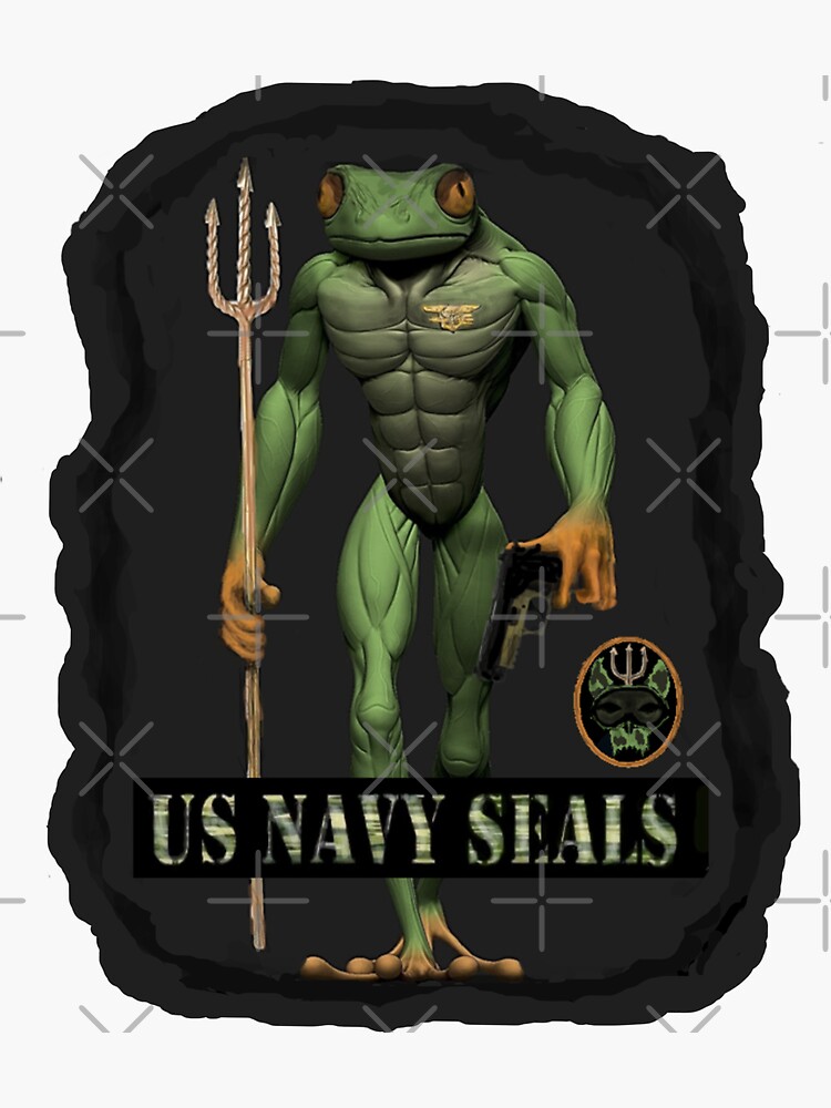 "FROG SEAL" Sticker for Sale by coffeecountyjim | Redbubble