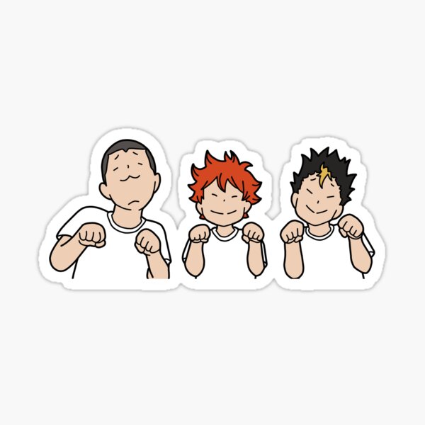 "Cute trio" Sticker by MaelynFoster | Redbubble