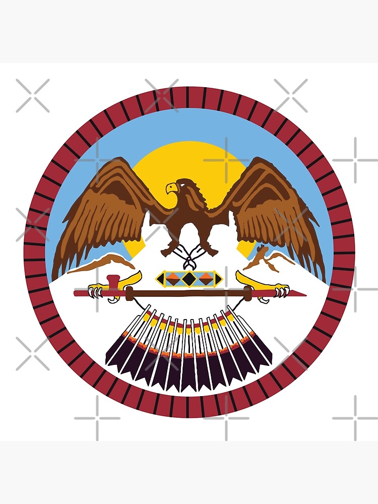 "Ute Indian Tribe of the Uintah and Ouray Reservation Official Flag HD ...