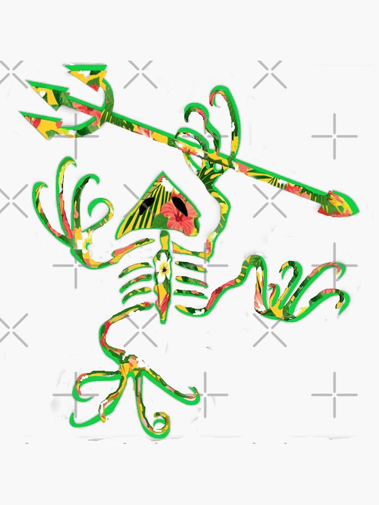 "HAWAIIAN SEAL TEAM BONE FROG" Sticker for Sale by coffeecountyjim ...