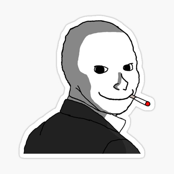 "Creepy Wojak Meme" Sticker for Sale by NoyyaShop | Redbubble