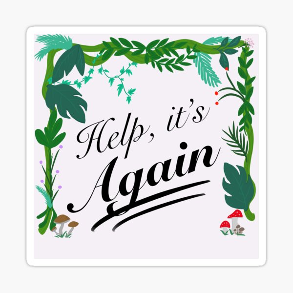 "Help, it's Again Caduceus Clay Inspired Critical Role Fanwork" Sticker ...