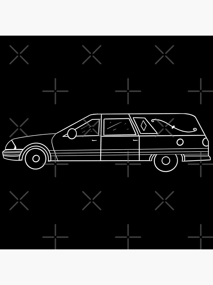 "matt maeson the hearse (white)" Poster by 4chan-exe | Redbubble