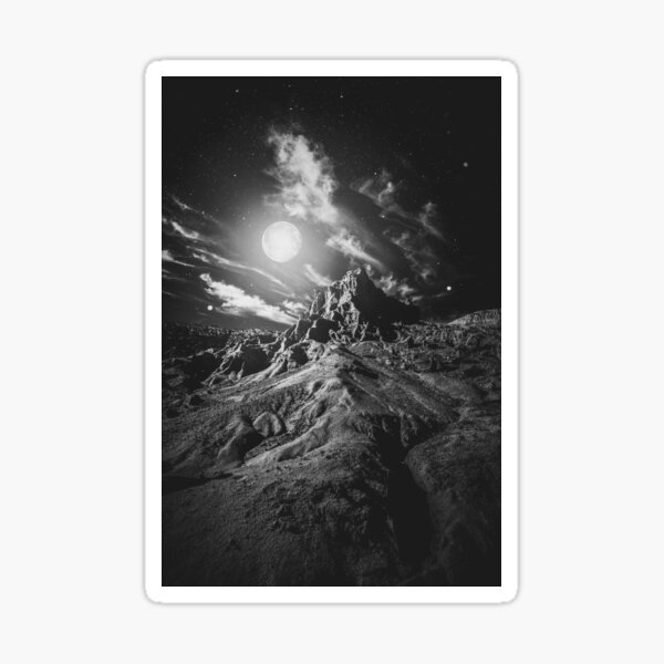 "Moonlight madness" Sticker by va103 | Redbubble