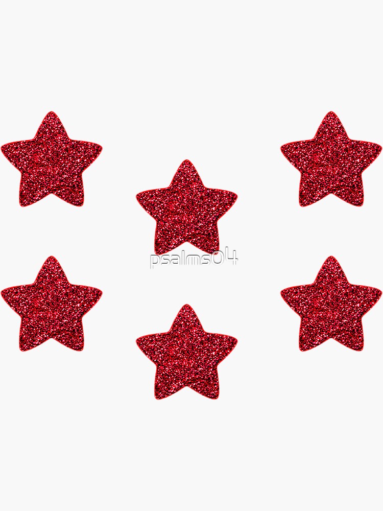 "red star sticker pack" Sticker for Sale by psalms04 | Redbubble