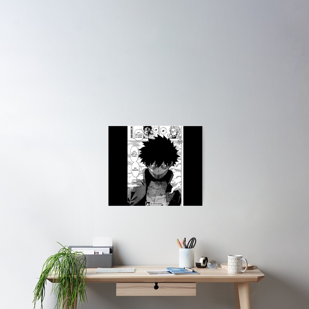 "Dabi Meets Endeavor" Poster for Sale by MangaPanels | Redbubble
