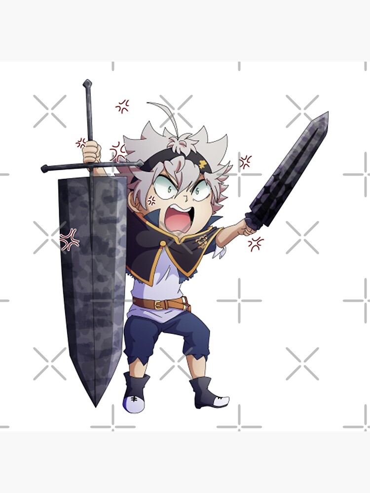 "Black Clover - Asta cute chibi" Art Print by KelliLeak2212 | Redbubble