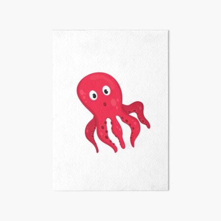 "Confused Octopus" Art Board Print by ikoslava | Redbubble