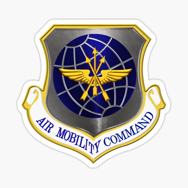 "Air Force Air Mobility Command Customized Patch" Sticker by ...