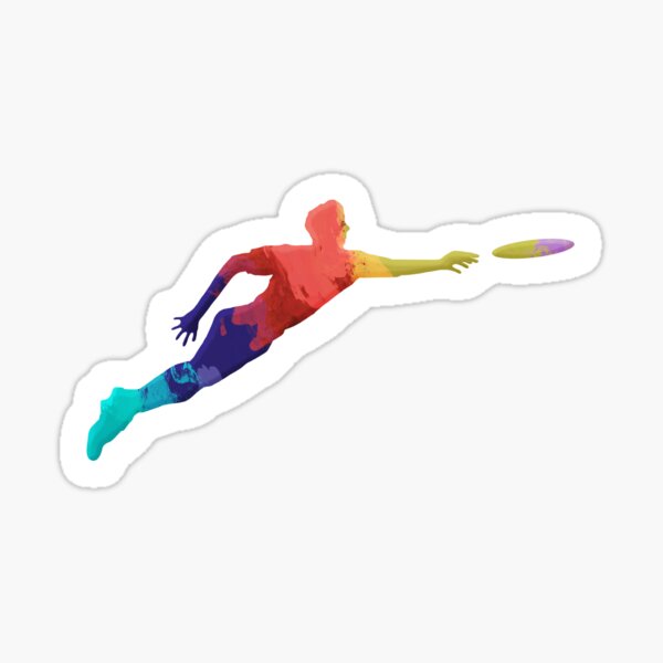 "Ultimate frisbee" Sticker by Miner12055 | Redbubble